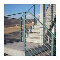 China Glass porch railing steel cable staircase pet fence wire for sale