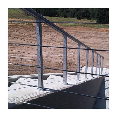 China Wrought iron front porch railing cable banister systems tractor supply fence wire for sale