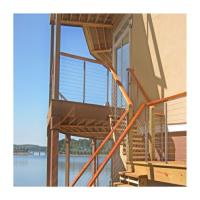 China Cable porch railing stainless steel cable porch railing tension wire fence for sale