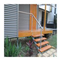 China Cable porch railing stainless steel cable porch railing tension wire fence for sale