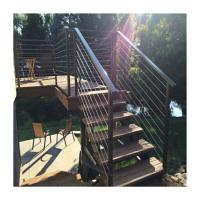 China Cable porch railing stainless steel cable porch railing tension wire fence for sale