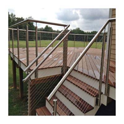 China Front porch fence stainless cable stair railing system welded wire fence for sale