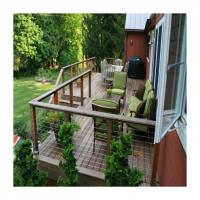China Porch stair railing steel cable banister fence with wire for sale