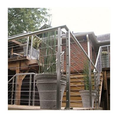China Railings for porches and decks stainless steel cable railing parts farm fencing wire prices for sale