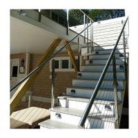 China Aluminum porch railing installers near me steel cable handrail cedar wire fence for sale