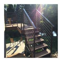 China Cattle panel porch cable balcony railing square wire fence material for sale