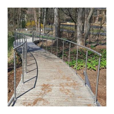 China Cost to install vinyl porch railing stainless steel cable stair railing backyard wire fence for sale