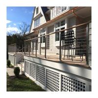 China Hog panel porch railing cable handrail kits building a welded wire fence for sale