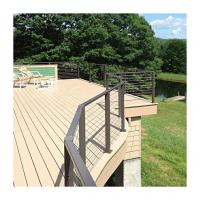 China Plastic deck railing inox wire rope railing cable tensioner wire fence gate for sale