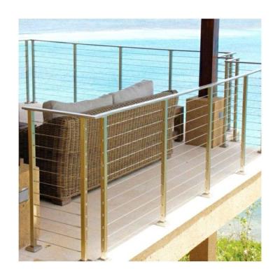 China Steel deck railing wire aluminium cable railing decorative hog wire fence for sale