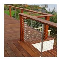 China Lattice deck railing high tension cable bob wire fence for sale