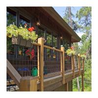 China Decking banister horizontal cable railing hog wire fence roll for sale