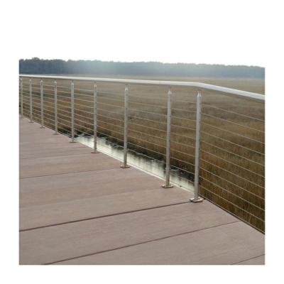 China Hog panel deck railing stainless steel cable railing hardware hog wire garden fence for sale