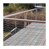 China Decks and fences stainless steel cable railing kits stock wire fencing for sale