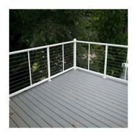 China Rope deck railing cable porch railing post and wire fence for sale