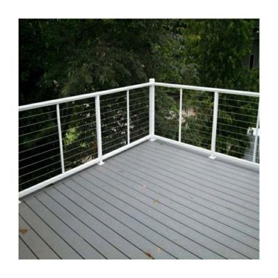 China Rope deck railing cable porch railing post and wire fence for sale