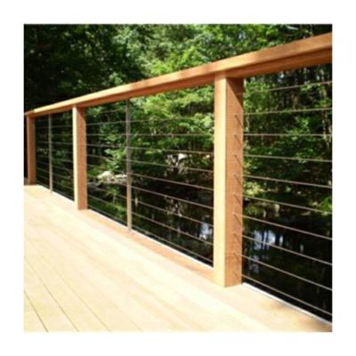 China Building a deck railing metal cable railing page wire fence for sale