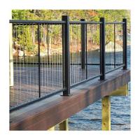 China Deck stair railing cable wire fence wire rope safety fence for sale
