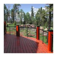 China Glass deck railing cable wire railing stainless steel wire deck fence for sale