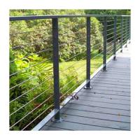 China Deck privacy wall cable railing kit steel wire fence for sale