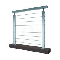 China Stainless steel balustrade kits tension cable balustrade wire handrail systems for sale