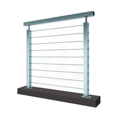 China Stainless steel balustrade kits tension cable balustrade wire handrail systems for sale