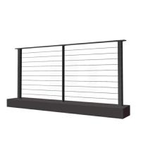 China Metal cable balustrade kits stainless steel wire balustrade systems for sale