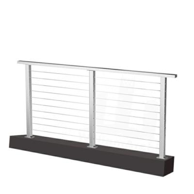 China Stainless steel balustrade posts cable steel wire balustrade for sale