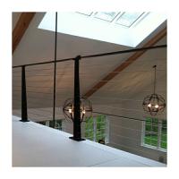 China Stainless steel balustrade posts cable steel wire balustrade for sale