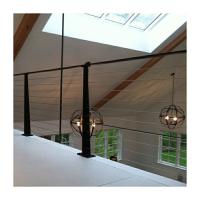 China Rope balustrade cable fittings stainless wire balustrade fence for sale