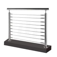 China Stainless steel rope balustrade wire cables balustrade systems for decks for sale