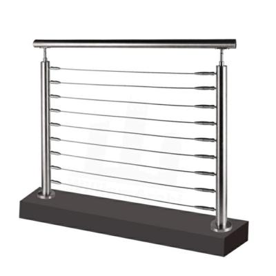China Stainless steel rope balustrade wire cables balustrade systems for decks for sale