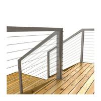 China Fiberglass porch railings horizontal cable deck railing 6 foot woven wire fence for sale
