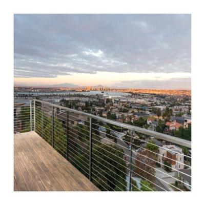 China Roof railings stainless cable railing fittings polywire fence for sale