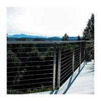 China Roof railings stainless cable railing fittings polywire fence for sale