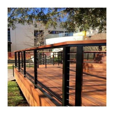 China Craftsman style porch railings deck designs with cable railing wire fencing supplies for sale