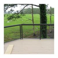 China Cable decking how to install cable railing 4 foot wire fence for sale