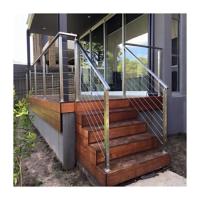 China Balustrade fittings stainless steel cable balusters wire balustrade fittings for sale