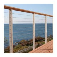 China Roof safety rail for sale cable railing companies underground electric fence wire for sale