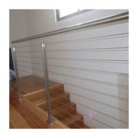 China Exterior Cable Wire Railing Fencing bull Aluminum Patio Fence for sale