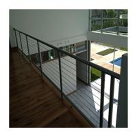 China Exterior Cable Wire Railing Fencing bull Aluminum Patio Fence for sale