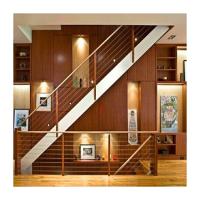 China Residential House Cable Wire Railing Deck Barbed Wire Fence Staircase for sale