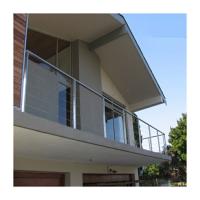 China Balcony Banister Cable Wire Railing Prison Wire Fence Flooring Mounted for sale