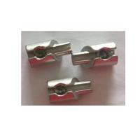 China Bevel angle cable railing fitting stainless steel slotted cable wire clip tensioner for sale
