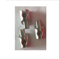 China Bevel angle cable railing fitting stainless steel slotted cable wire clip tensioner for sale