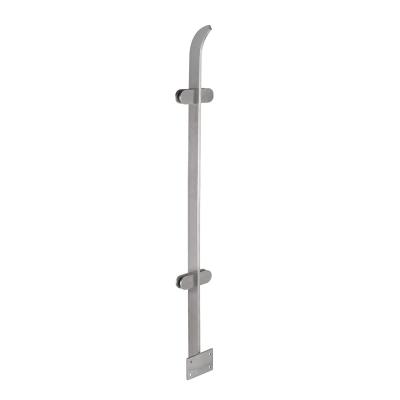 China 2023 Stainless steel balustrade post single plate railing banister post for sale