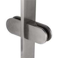 China 2023 Stainless steel balustrade post single plate railing banister post for sale