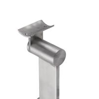 China 2023 Stainless steel balustrade post single plate railing banister post for sale