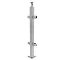 China 2023 Stainless steel balustrade square post railing square banister post for sale