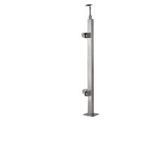 China 2023 Stainless steel balustrade square post railing square banister post for sale